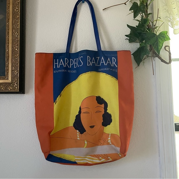 Bags | Y2k Harpers Bazaar Tote Bag | Poshmark
